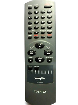 TOSHIBA VCR REMOTE CONTROL VT-209UK | eBay