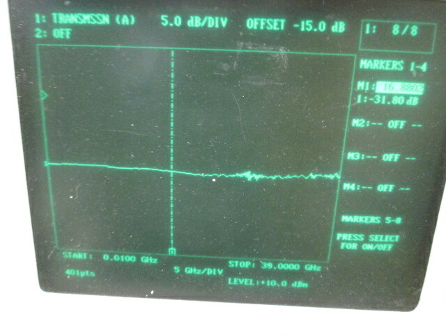 Agilent 8490D RF Attenuator 50 GHz 30 dB TESTED 2.4mm M-F conn. 1 Watt ...