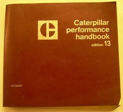 CAT Caterpillar Performance Handbook Edition 13 AEKQ8585 | eBay
