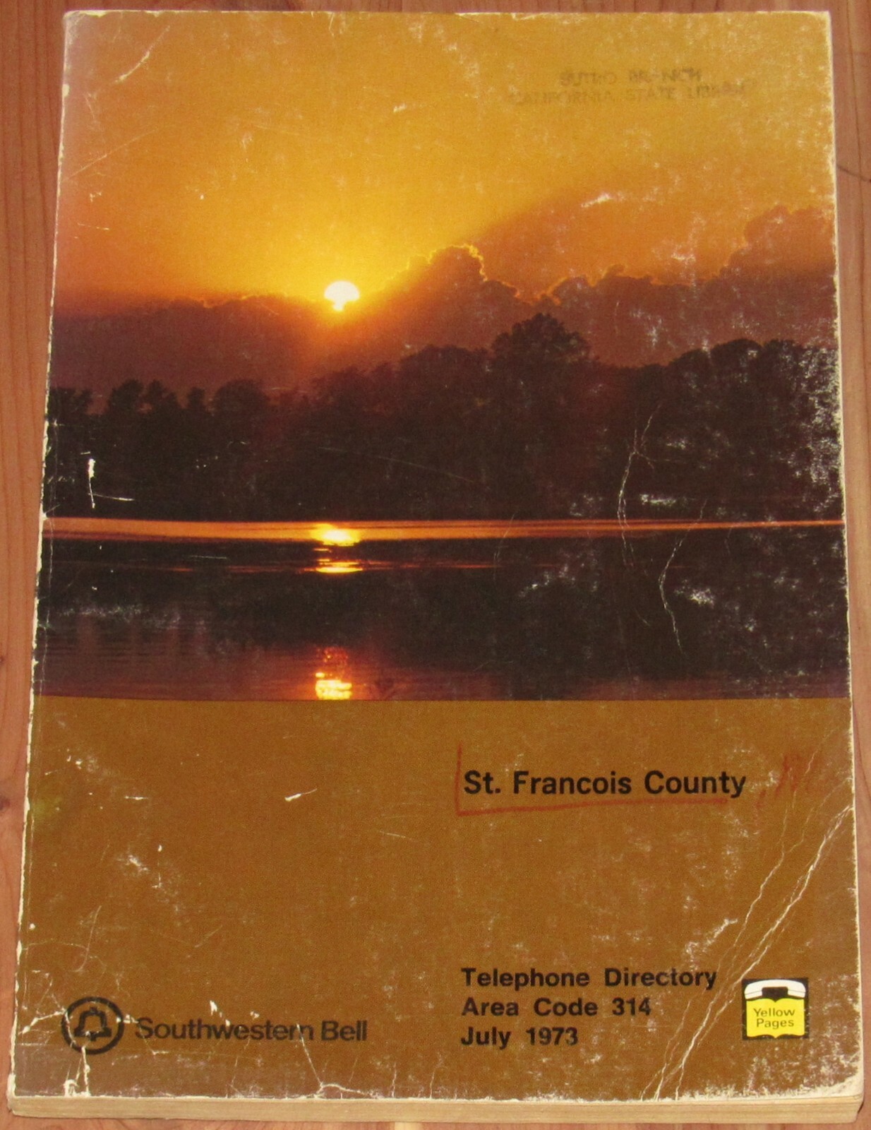 1973 MISSOURI TELEPHONE DIRECTORY, AREA CODE 314, ST. FRANCOIS COUNTY ...
