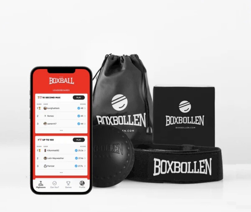 Boxbollen Original with App, Used by Celebrities - Mma Gear Boxing Ball ...
