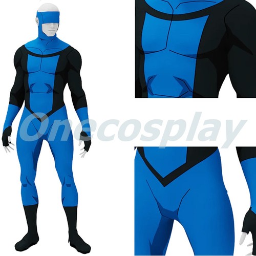 Omni-Man Costume Invincible Nolan Grayson Cosplay Bodysuit For Kids ...