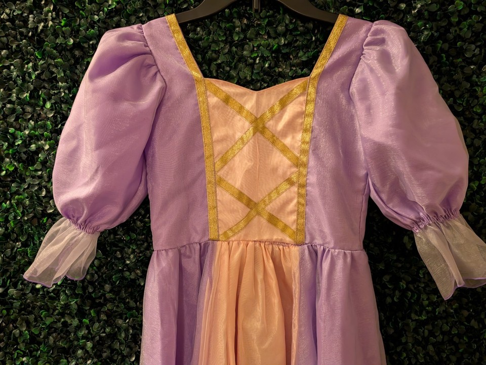 Rapunzel Princess Maiden Girl's Costume Dress XL | eBay