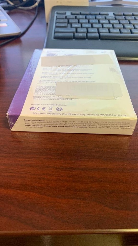 OEM Physical Copy Sealed Microsoft Windows 10 Pro 32/64 Bit Flash Drive ...