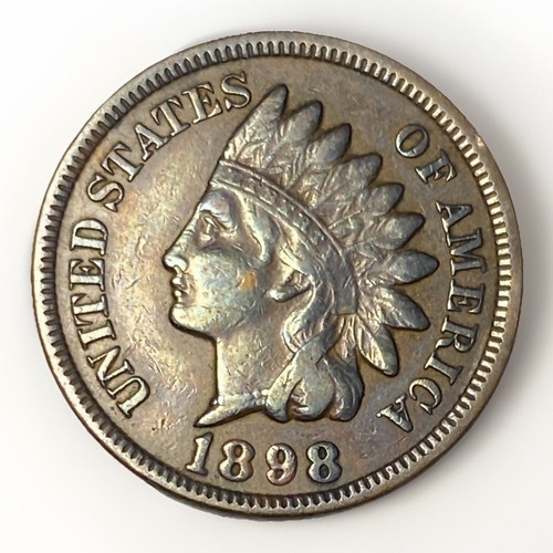 1898 Indian Head Penny Cent “FULL LIBERTY” #168 | eBay