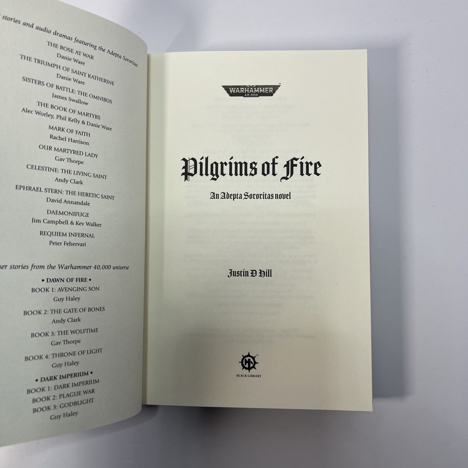 Warhammer 40,000: Pilgrims of Fire An Adepta Sororitas Novel ...
