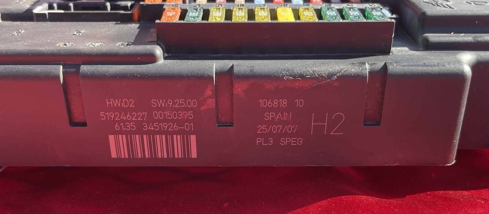 2007 MINI COOPER S R56 FUSE RELAY JUNCTION POWER BCM JBE 07-14 61.35 ...