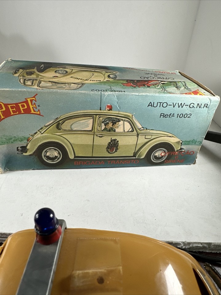 Pepe Auto VW Cop Cara Is A Friction Car With Siren | eBay