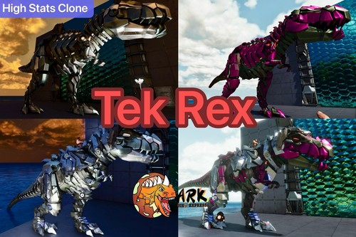 ark survival ascended pve High Stats Tek Rex, Top Stats Female | eBay
