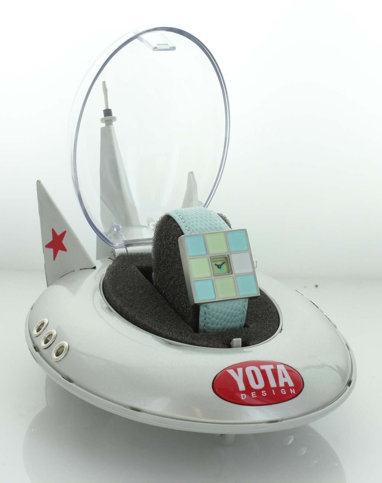 Vintage Unusual Space YOTA Watch Timepiece New Old Stock SLIM CASE ...