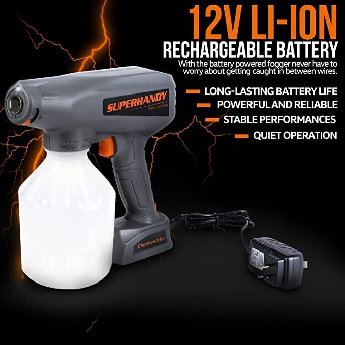 SuperHandy Disinfecting Nano Electrostatic ULV Sprayer Handheld ...