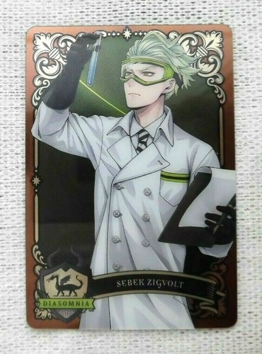 Disney Twisted Wonderland Plastic card Sebek Zigvolt Diasomnia / | eBay