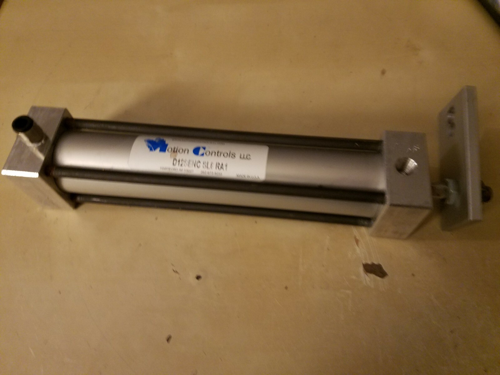 Motion Controls LLC D12SENC SL6 RA1 Pneumatic Cylinder USA 1.25" Bore 6 ...
