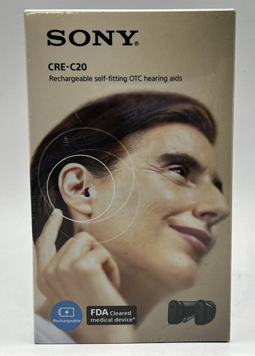 Sony CRE-C20 Self-Fitting OTC Hearing Aids - Black for sale online | eBay