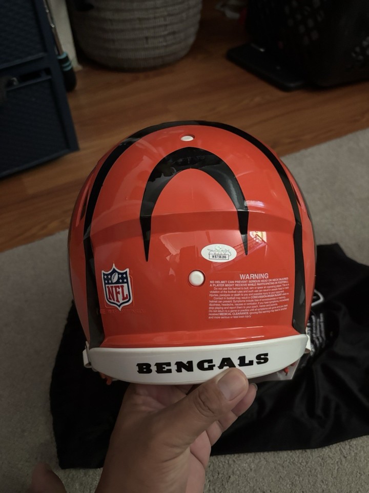 Chad Ochocinco Johnson Autographed Full Size Bengals Authentic Helmet ...