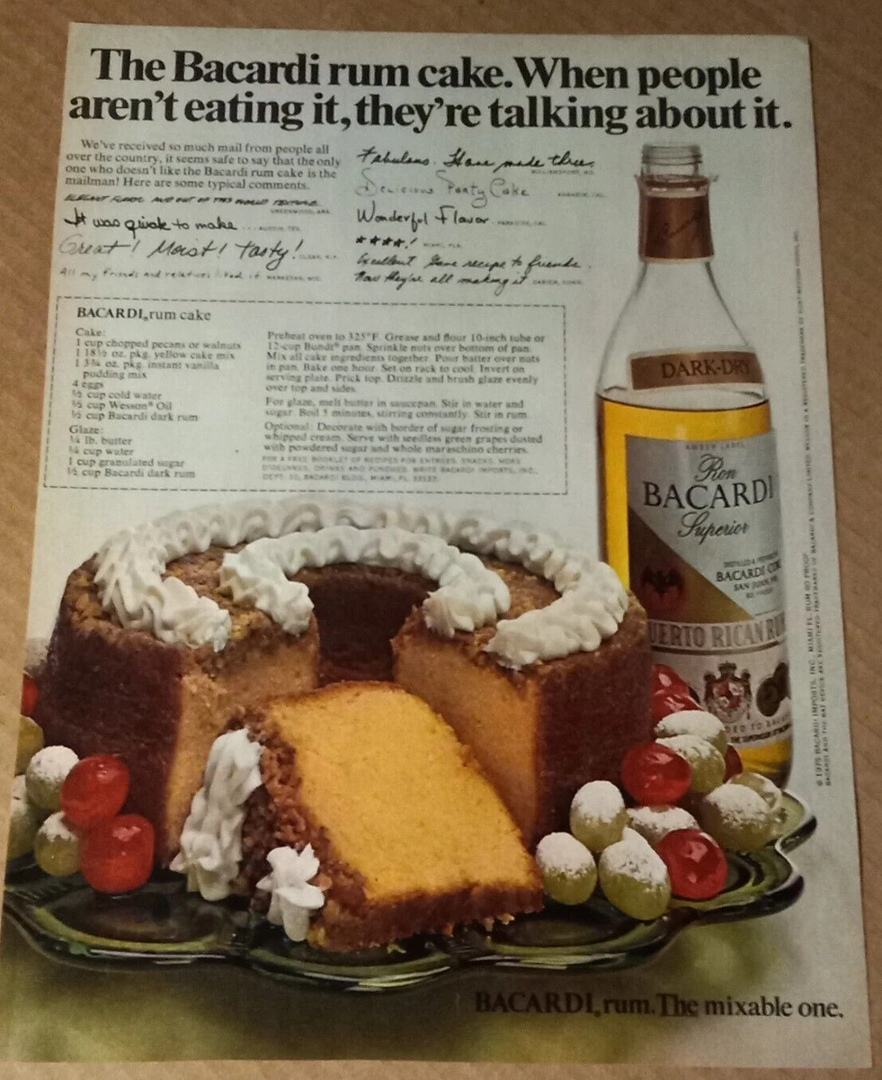 Puerto Rican Rum Cake