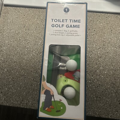 Toilet Golf Game Potty Putter Toilet Time Golf Game Mini Golf | eBay