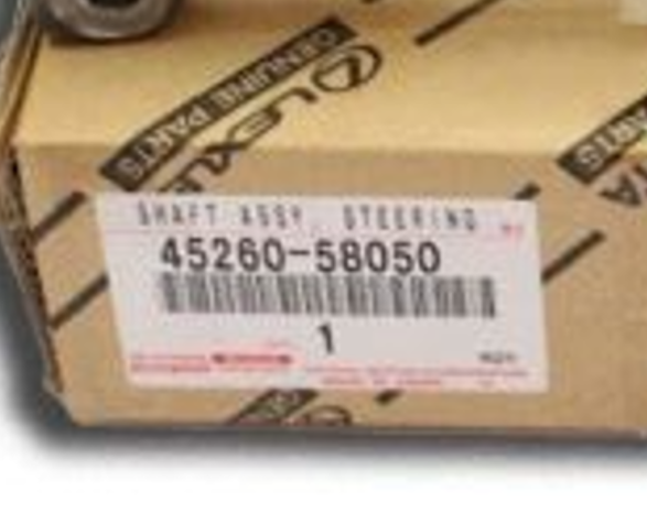 Toyota 45260-58050 SHAFT ASSY, STEERING INTERMEDIATE, NO.2 Genuine OEM ...