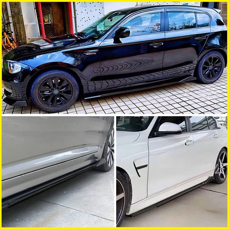 Toyota Sienna 86.6" Side Skirt Extension Splitter Rocker Panel | Gloss ...