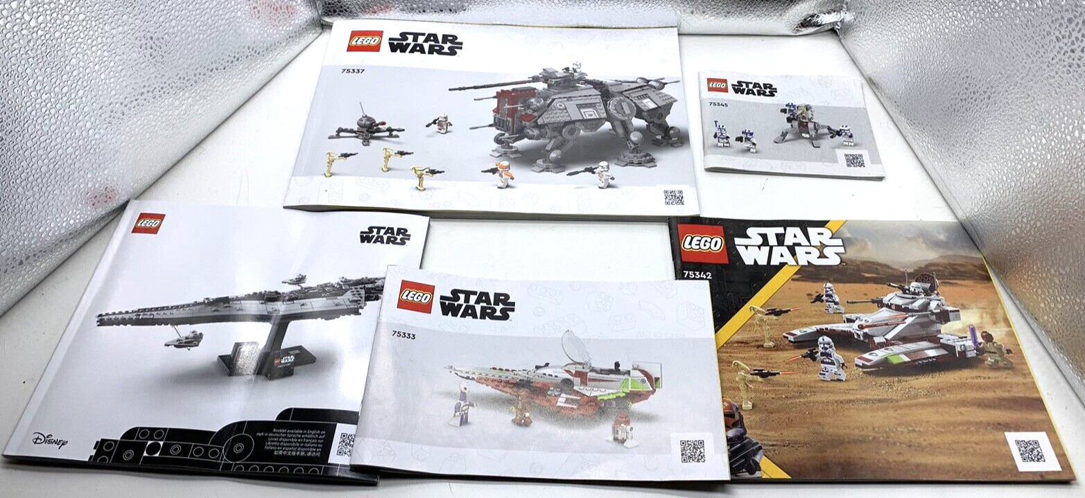 Lego Star Wars x 5 Instruction Manuals | Grelly UK