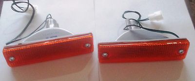 MAZDA P/U B2000 B2200 MODEL 1986 94 2/4WD FRONT BUMPER LIGHTS PAIR LEFT ...