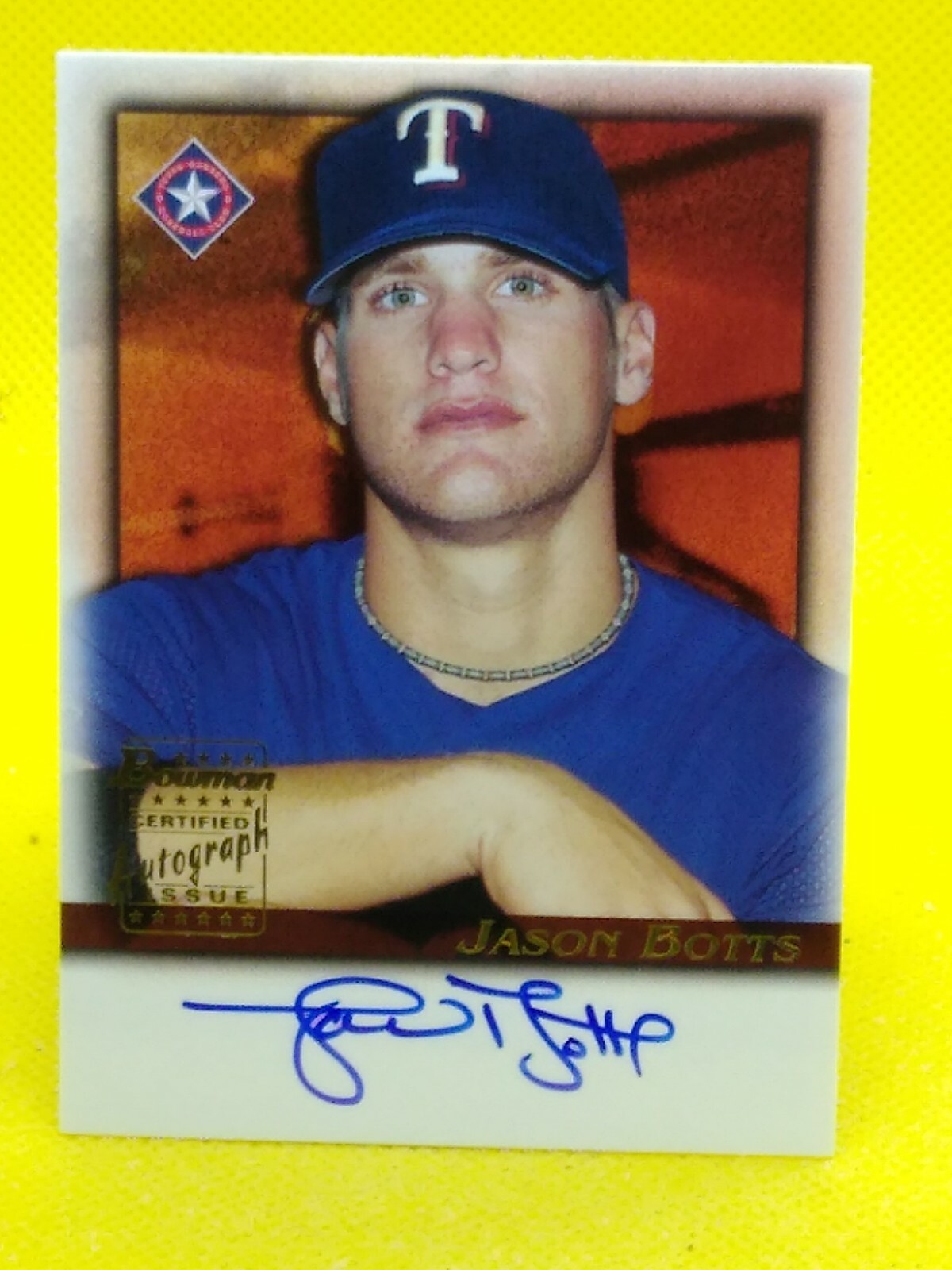 Jason Botts 2001 Bowman AUTOGRAPH #BA-JB | eBay