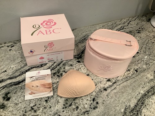Breast Form ABC MyShape Triangle Size 4 Blush Pink Prosthetic | eBay