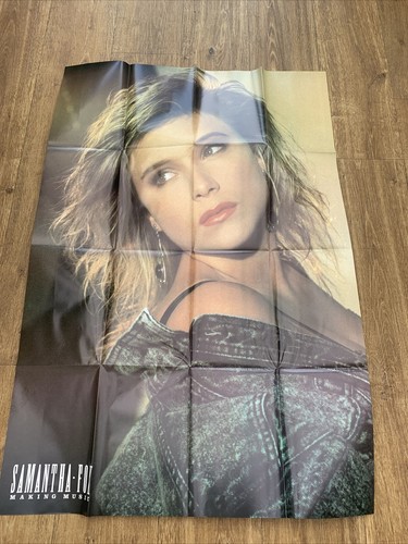 Seltene Vintage Samantha Fox 1987 Mega Poster Sam Fox Erinnerungsstücke ...