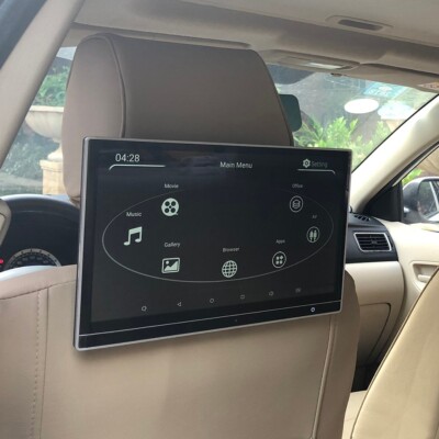 In Car Rear Entertainment System For Audi A7 Android 12.0 Headrest With ...