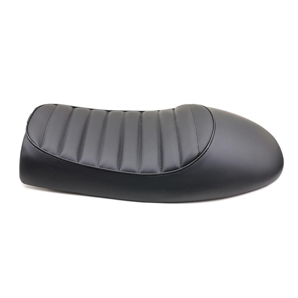 For Suzuki GS500 Black Cafe Racer Driver PU Leather Motorcycle Seat ...