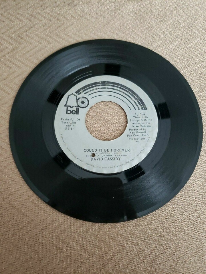 David Cassidy - Blind Hope - Bell (45RPM 7”Single) (J836) | eBay