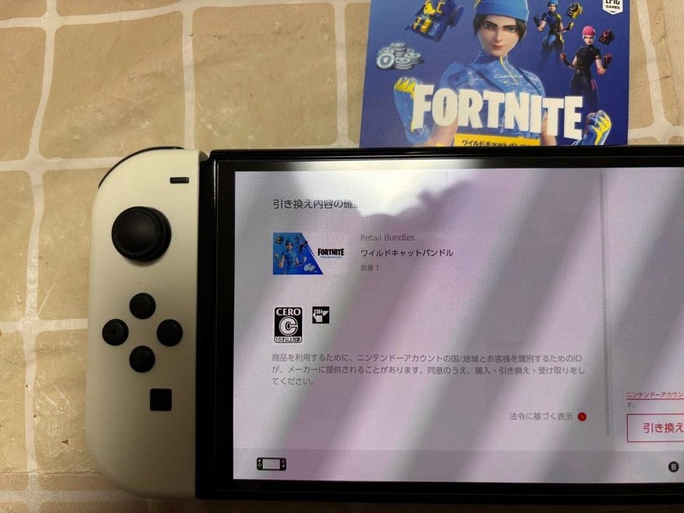 Nintendo Switch Fortnite Special Set Wildcat Bundle CODE INCLUDED NEW ...