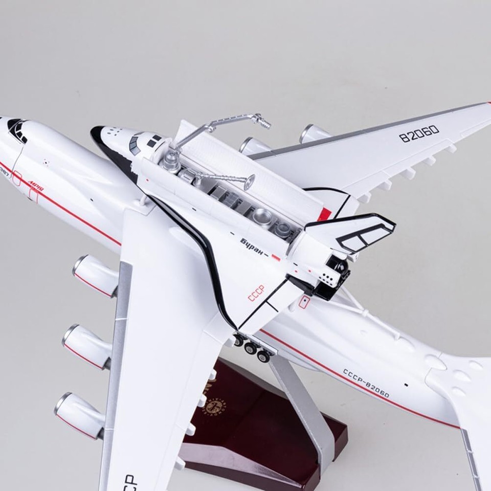 1:200 Scale An-225-CCCP Aircraft Model The Space Shuttle Buran Antonov ...