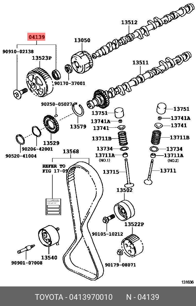 Genuine OE camshaft seal, 0413970010 for TOYOTA 04139-70010 | eBay