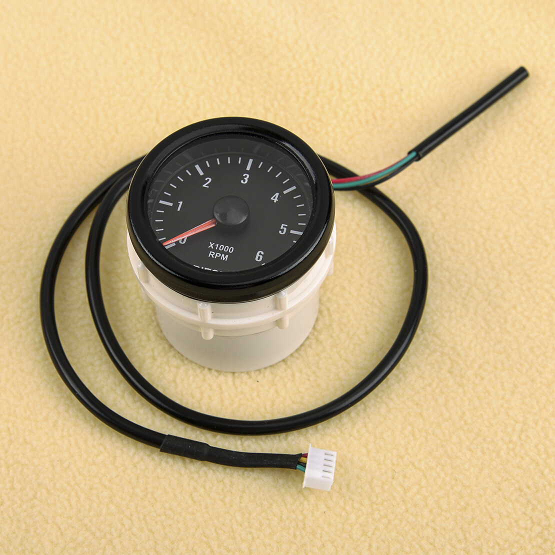 Car Tachometer Electric 0-6000 RPM 52mm Gauge Rev Counter Diesel Motor ...