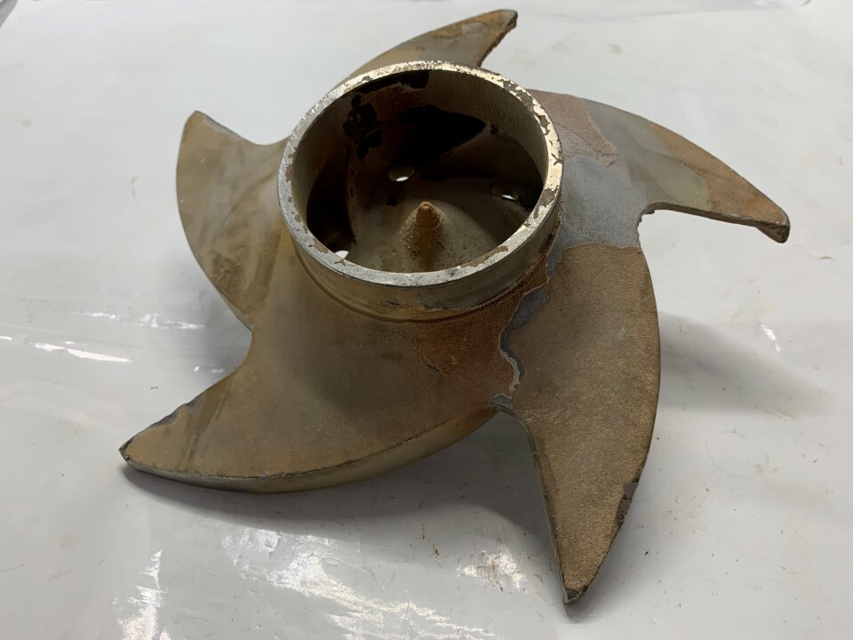 Durco Impeller 3x1.5-10 Mark II Group 2 Part#: 36861 Material: 316 Size ...