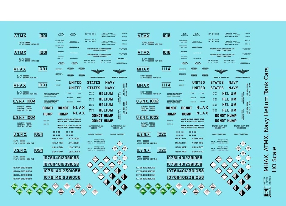 HO Scale Beaver Models Helium Car Kit – Solid / Friction Bearing Trucks ...