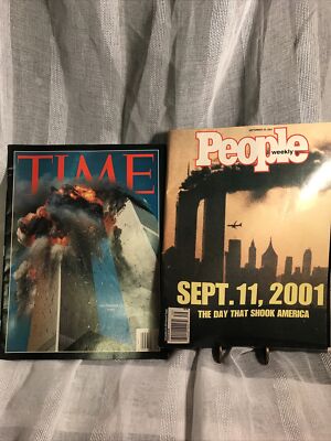 TIME Magazine & PEOPLE Magazine September 11 2001 9/11 Special Editions ...