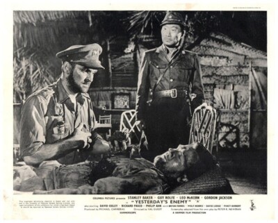 Yesterday's Enemy Original Lobby Card Philip Ahn Stanley Baker WW 2 ...