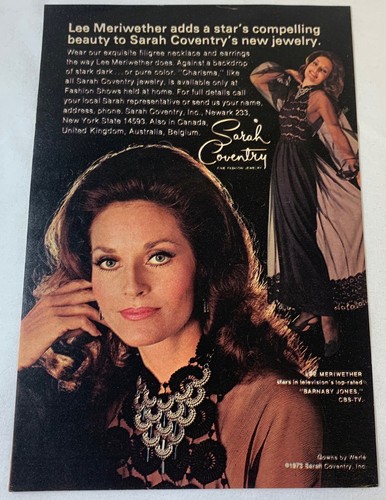 1973 Sarah Coventry Annonce ~ Lee Meriwether | eBay
