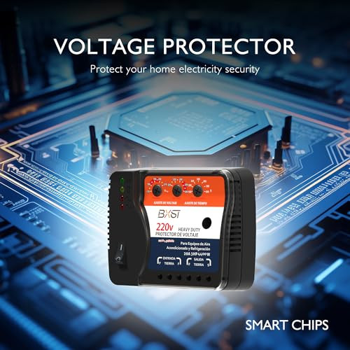 Wiring Voltage and Brownout Surge Protector for Refrigerator TV 4400W ...