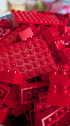 Lego - Red Bricks and Pieces - 500g Mixed Bundle job lot | eBay UK