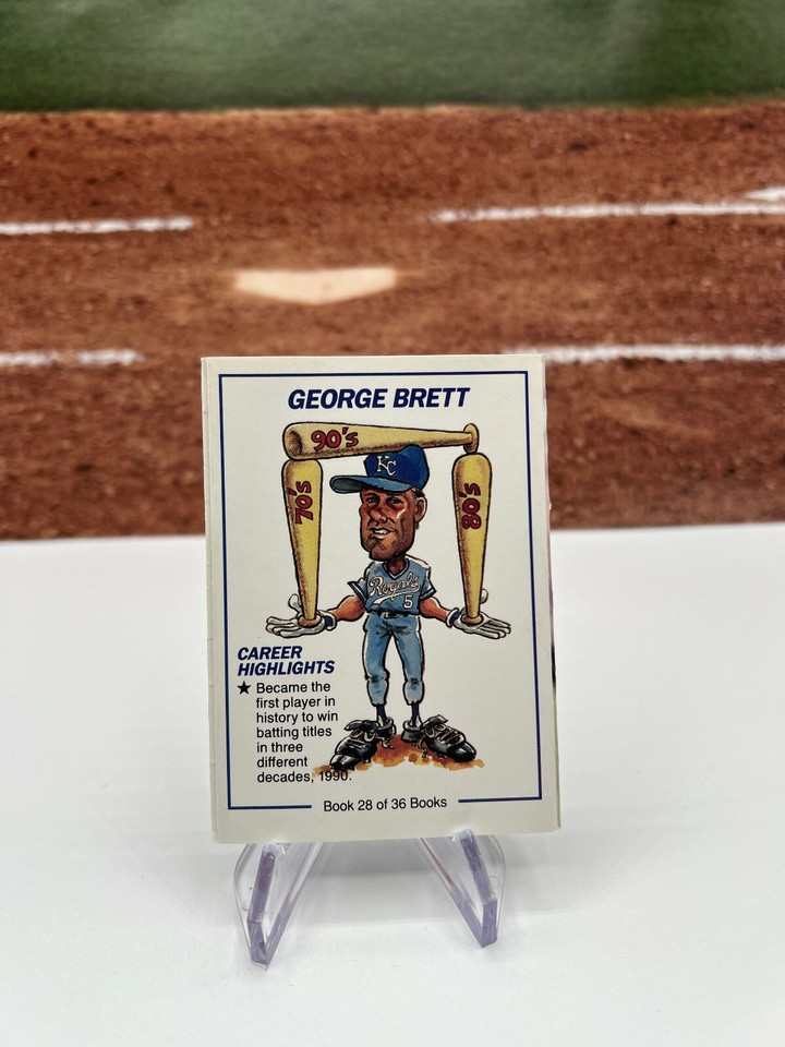 1991 Line Drive Collect-A-Books George Brett #28 HOF | eBay