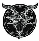 BAPHOMET VINYL STICKER PENTAGRAM SATANTIC OCCULT CHURCH OF SATAN GOAT ...