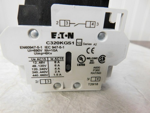 Eaton 110 Coil VAC Nonreversible Open Enclosure NEMA Motor Starter ...