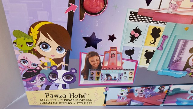 Littlest Pet Shop 2story Hotel Plaza Pawza Style Play Set Musical ...