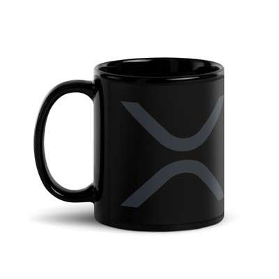 XRP - Ripple - Black Glossy Mug | eBay