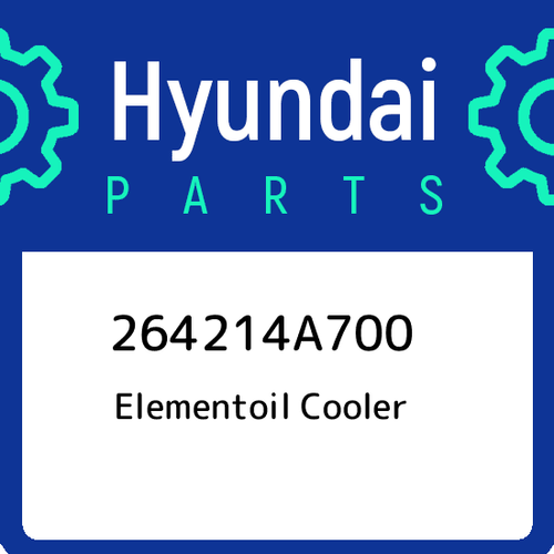 264214A700 Hyundai Elementoil cooler 264214A700, New Genuine OEM Part ...
