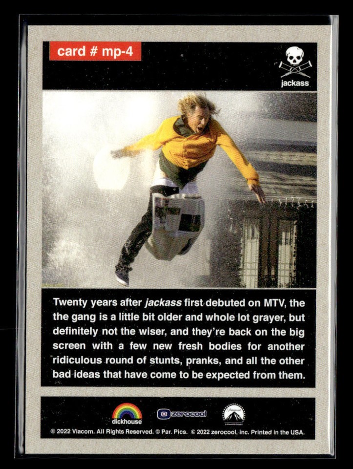 2022 Zerocool Jackass #mp-4 Jackass Forever: Toilet Explosion Movie ...