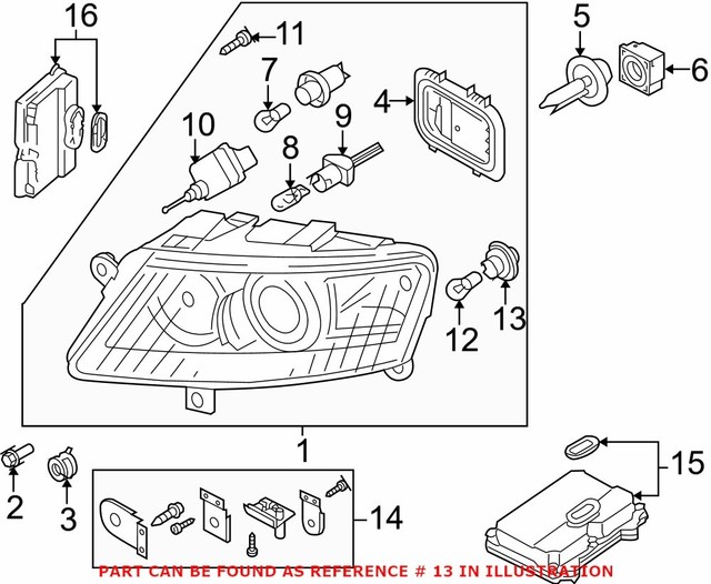 Audi 1K6953123D Genuine OEM Signal Bulb Socket for sale online | eBay
